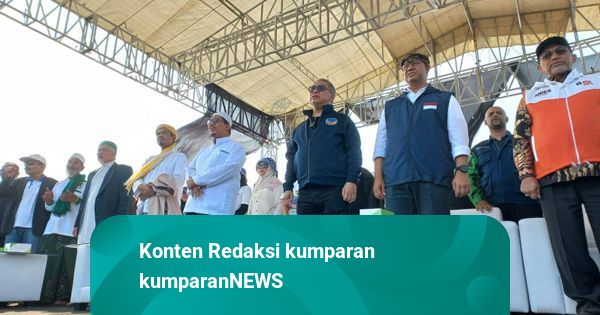 Anies Hadiri Deklarasi Relawan 'KIB', Massa Penuhi PRPP Semarang | kumparan.com